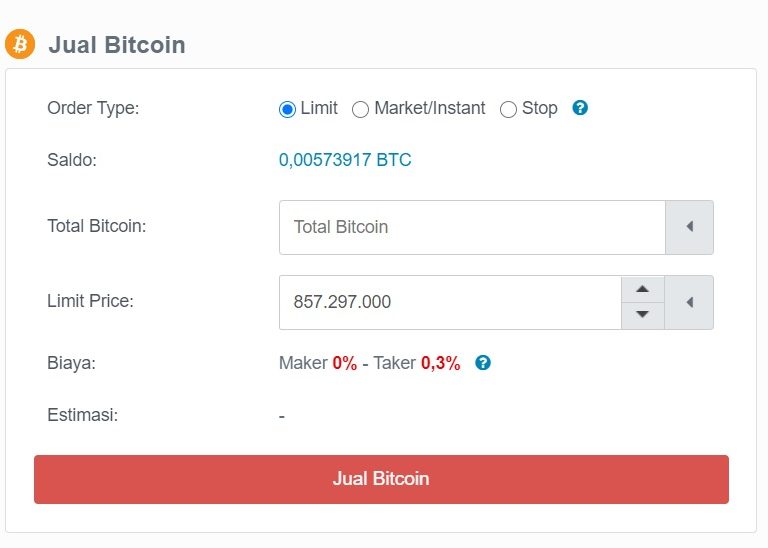Apa Itu Order Book, Market Instant dan Market Limit?