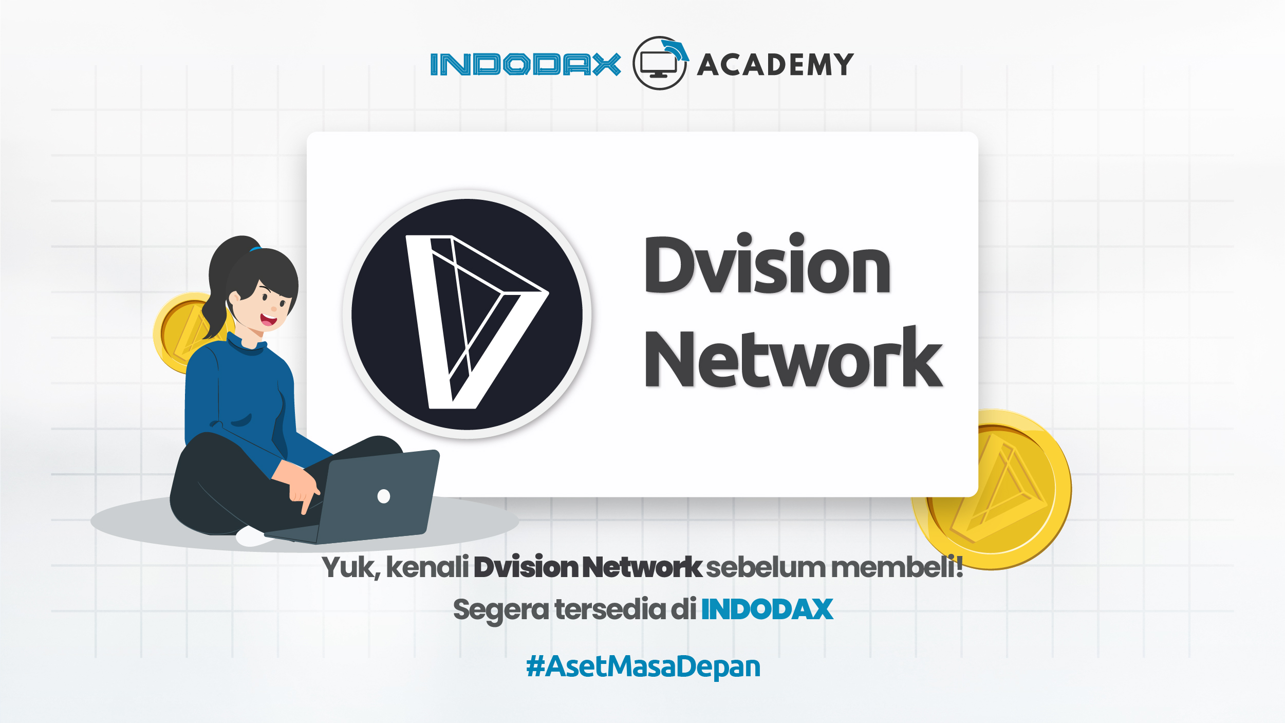 DVision Network (DVI Coin) Resmi Hadir di Indodax