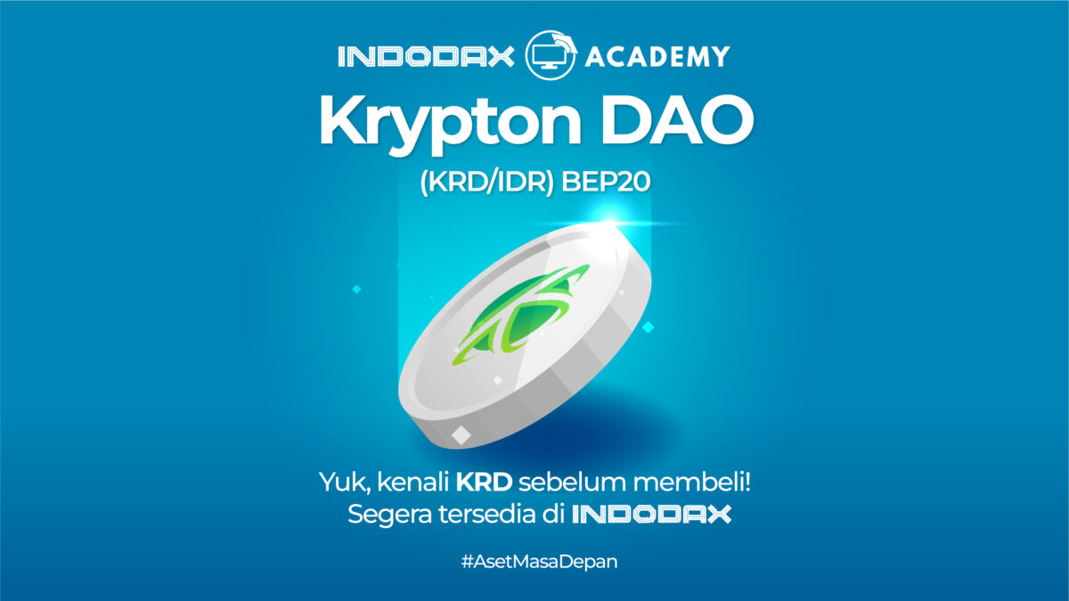 Get to know Krypton DAO (KRD), Now Available on Indodax!