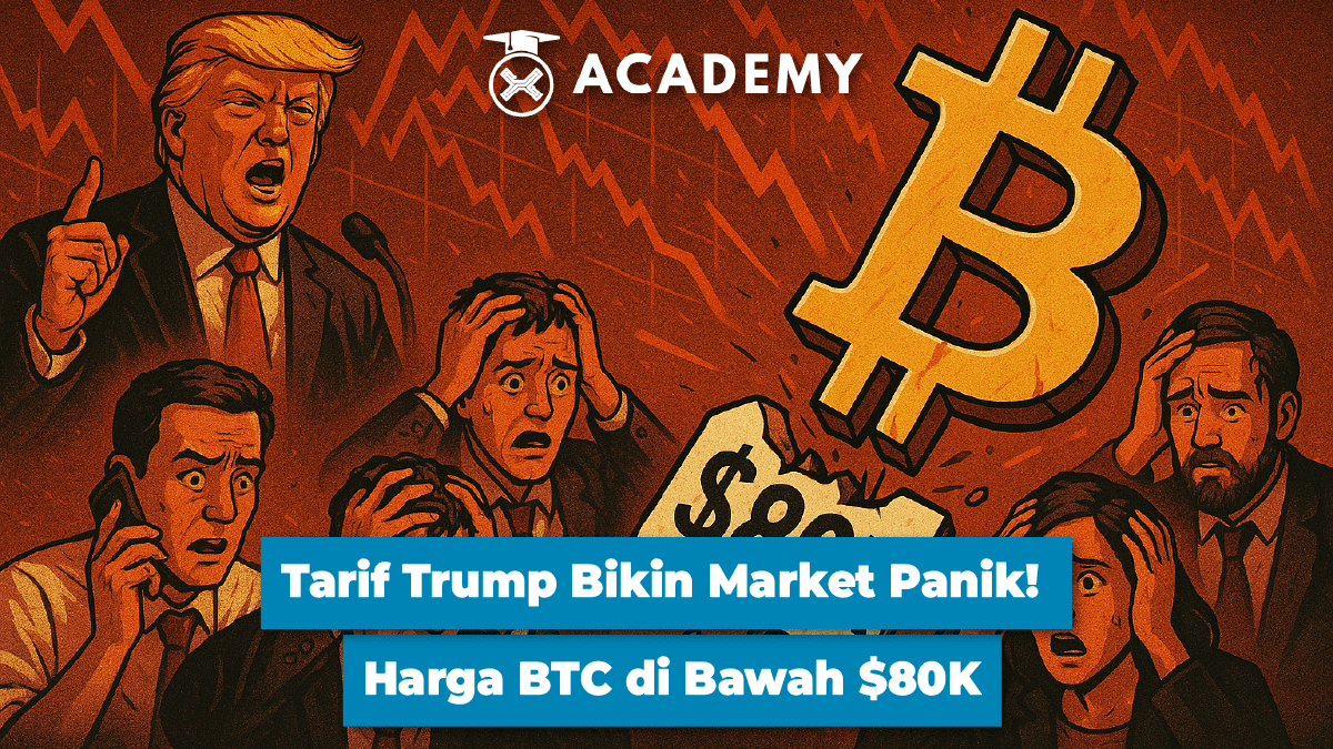 Tarif Trump Bikin Market Panik! Harga BTC di Bawah $80K