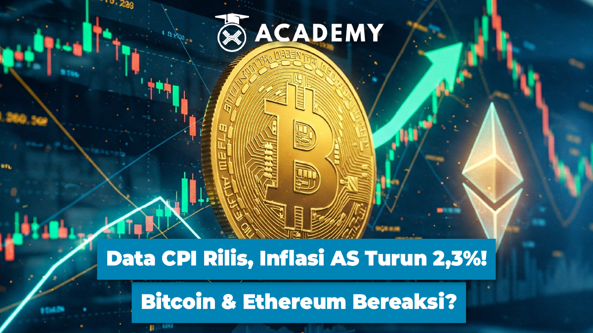 Data CPI Rilis, Inflasi AS Turun 2,3%! Bitcoin & Ethereum Bereaksi?