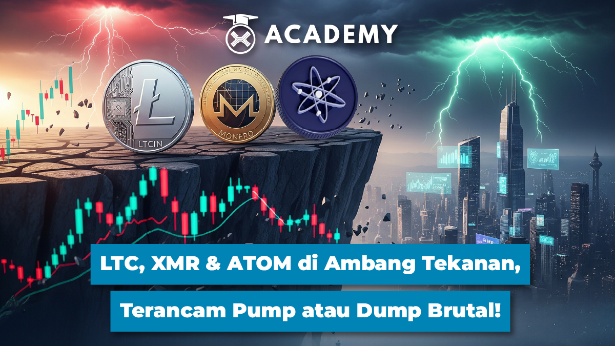LTC, XMR & ATOM di Ambang Tekanan, Terancam Pump atau Dump Brutal!