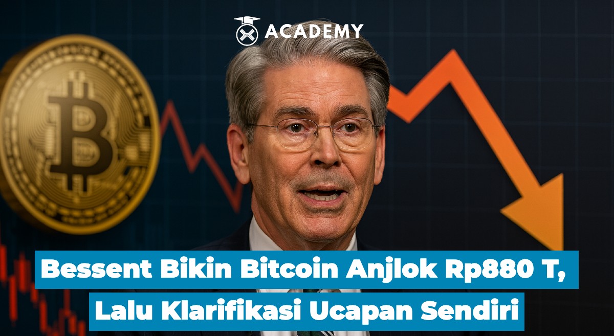 Bessent Bikin Bitcoin Anjlok Rp880 T, Lalu Klarifikasi Ucapan Sendiri