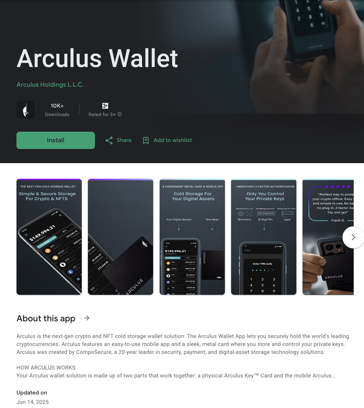 Arculus Wallet 2025: Dompet Kartu NFC untuk Crypto & NFT
