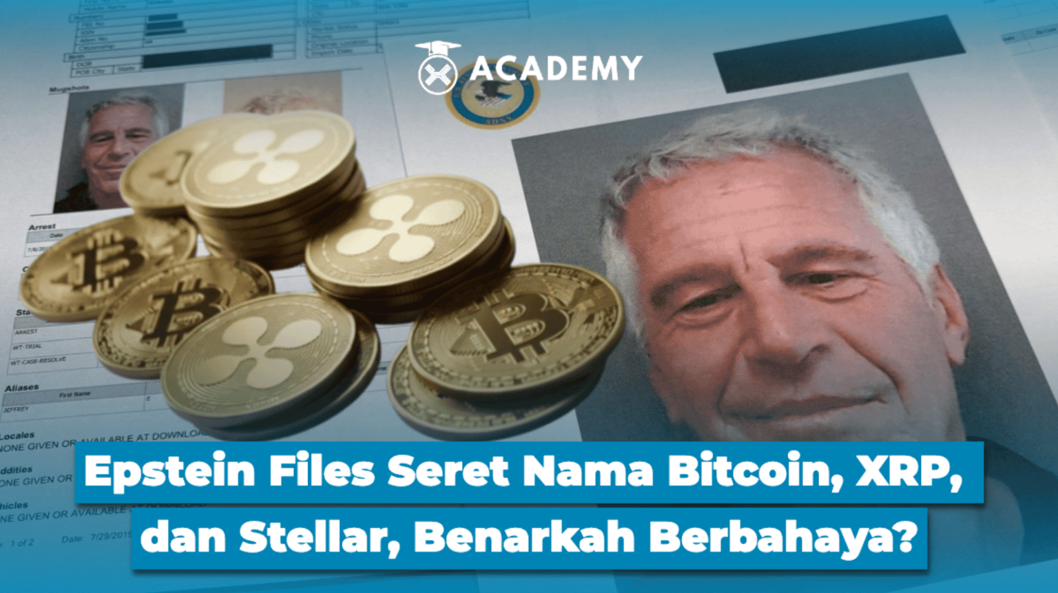 Epstein Files Seret Nama Bitcoin, XRP, dan Stellar, Benarkah Berbahaya?